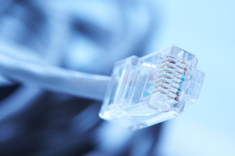 Network and patch cables stock image. Image of fiber, digital - 6766553