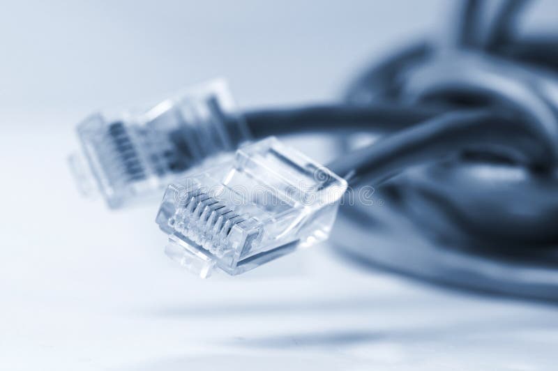 Network and patch cables stock photo. Image of transmit - 7745688