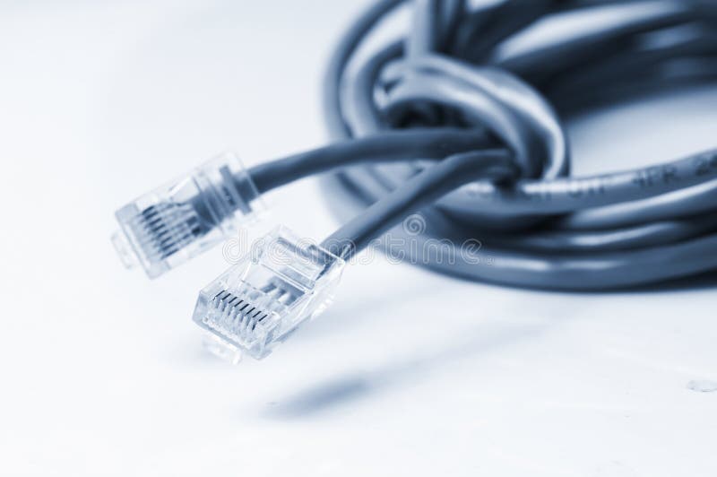 Network and patch cables stock photo. Image of digital - 9322306