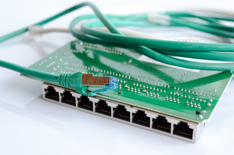 Network patchcord stock photo. Image of link, blurred - 50883112