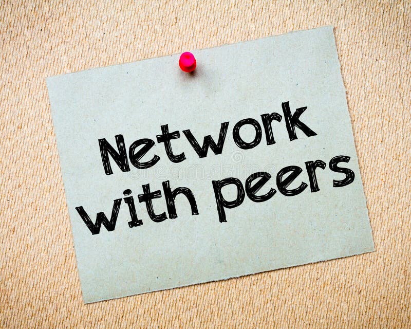 Network with peers stock image. Image of cork, communication - 52027851