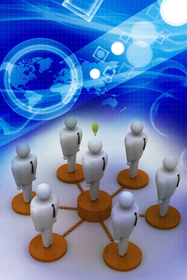 Network with people stock illustration. Illustration of symbol - 36107925