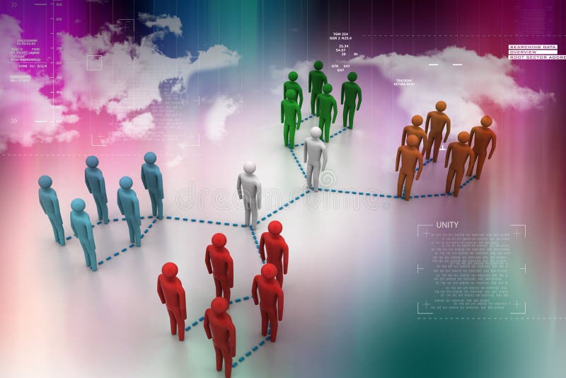Network with people stock illustration. Illustration of network - 40939472