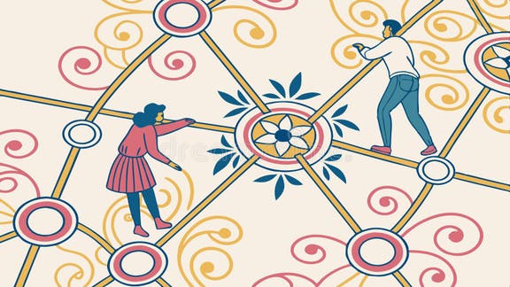 Network with People Connect, Social Network Design Vector Design ...