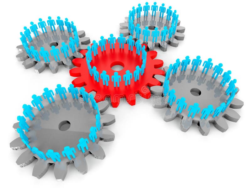 People Network Means Social Media Marketing And Communicate Stock ...