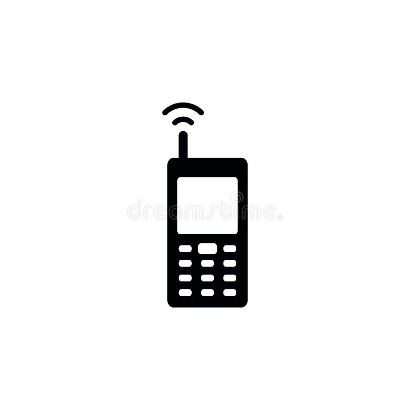 Network Phone Icon. Simple Glyph Vector of Universal Set Icons for UI ...