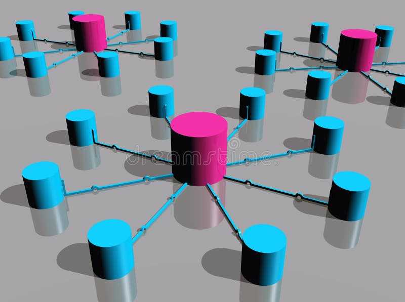 Network diagram stock illustration. Illustration of networking - 23731631