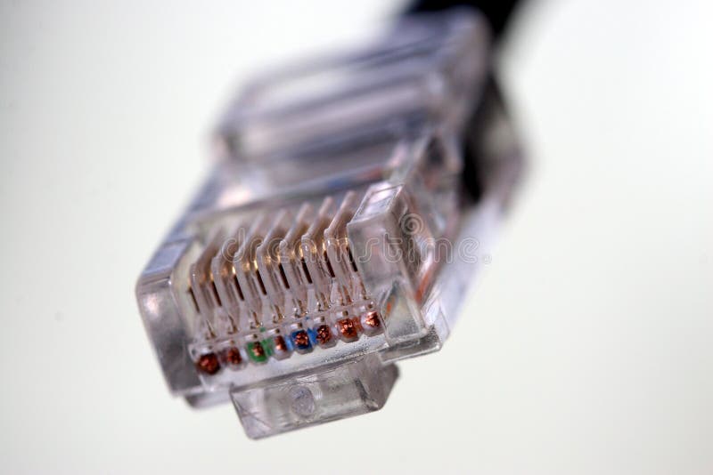 Network Plug stock photo. Image of computer, wires, data - 1414390