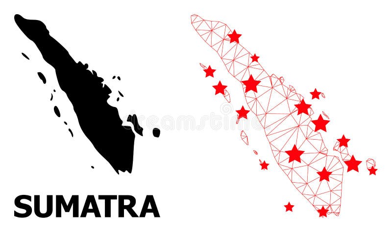 Sumatra Island Simple Outline Map Stock Vector - Illustration of ...