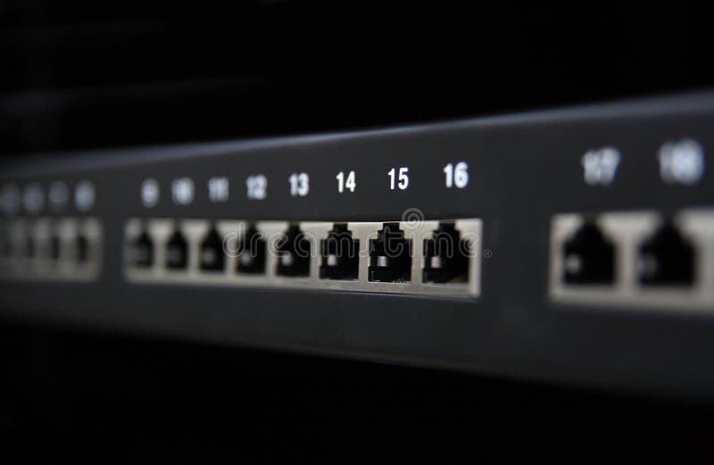 Network Ports stock image. Image of computer, close, information - 3121355