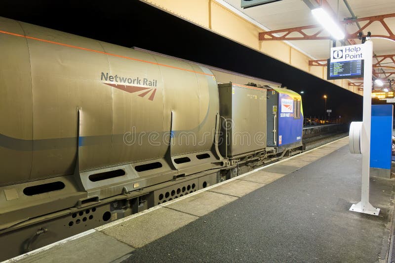 Network Rail/SWT MPV Railhead Treatment Train Editorial Image - Image ...