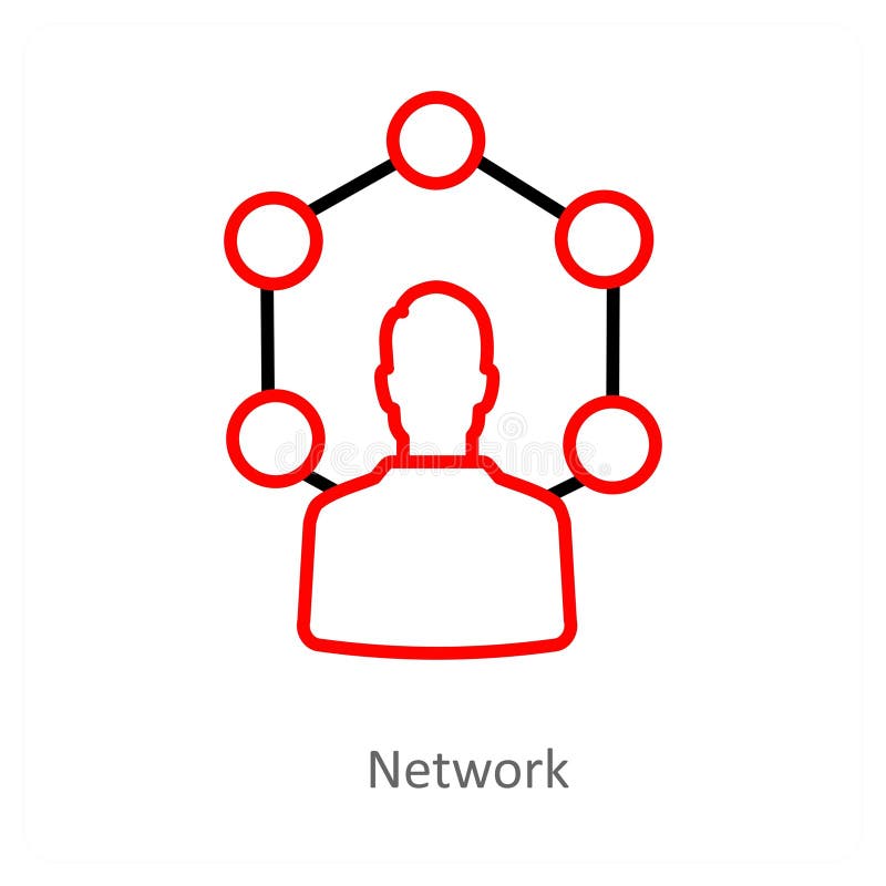 Network stock illustration. Illustration of concept - 339790245