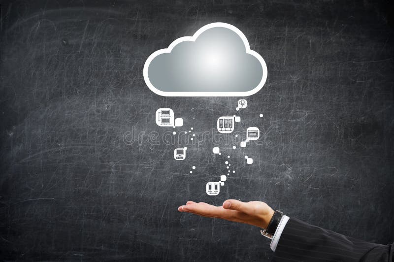 Network of Remote Service. Mixed Media Stock Image - Image of ...