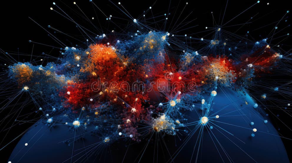 Network risk data stock illustration. Illustration of planning - 361662376