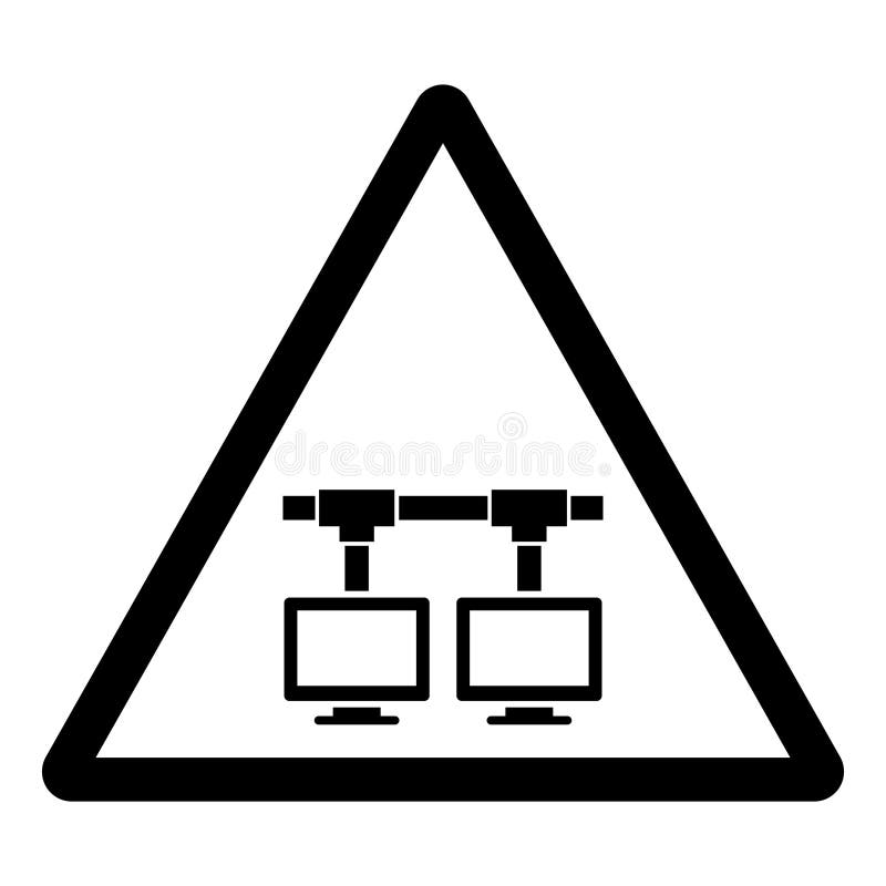 Network Room Symbol Sign,Vector Illustration, Isolate on White ...