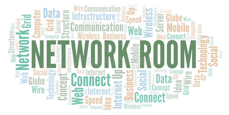 Network Room Symbol Sign,Vector Illustration, Isolate on White ...