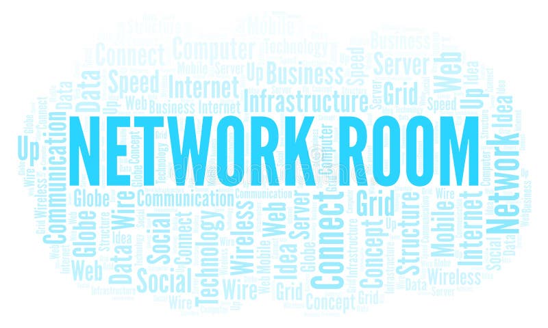 Network Room Symbol Sign,Vector Illustration, Isolate on White ...