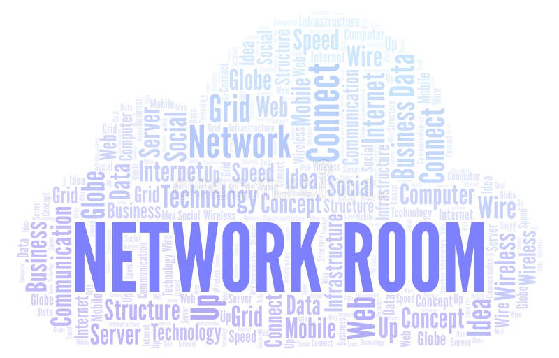 Network Room Symbol Sign,Vector Illustration, Isolate on White ...