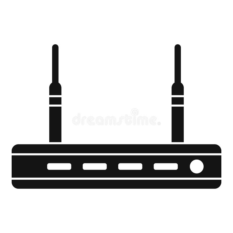Router Hub Icon, Outline Style Stock Vector - Illustration of hardware ...