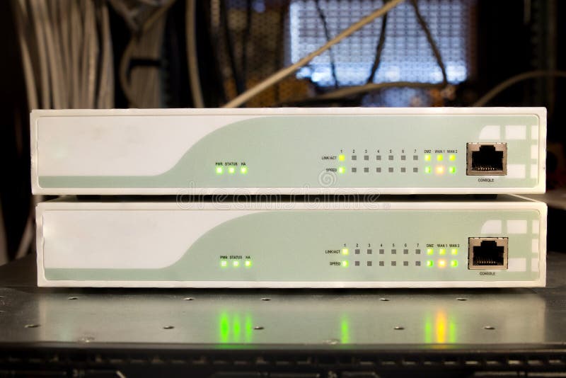 Network router with lights stock image. Image of internet - 78051061