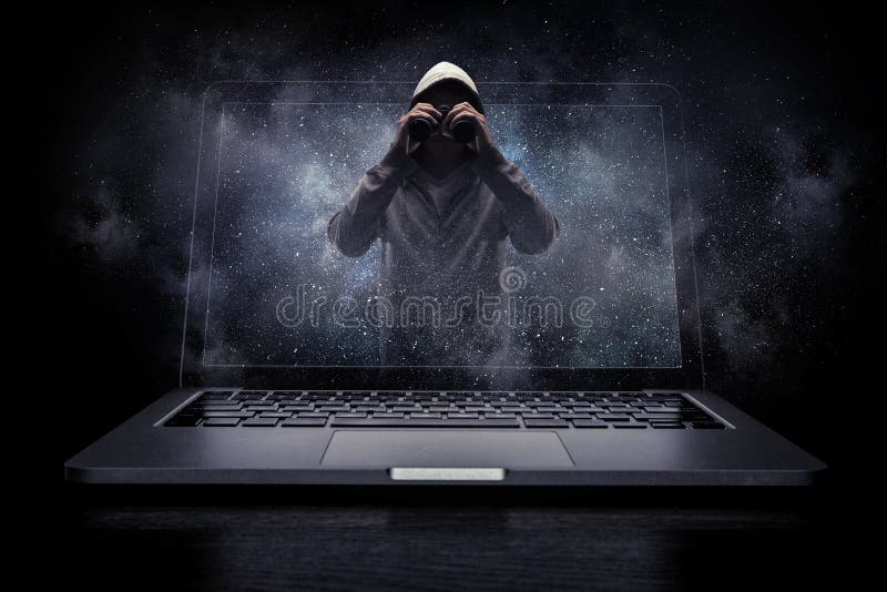 Network Security and Computer Crime. Mixed Media Stock Image - Image of ...