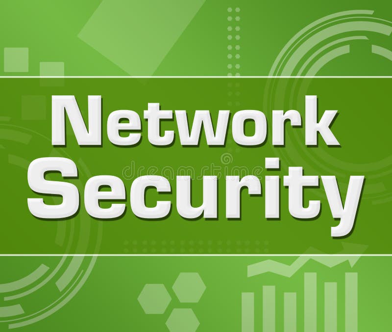 Network Security Abstract Blue Background Stock Illustration ...