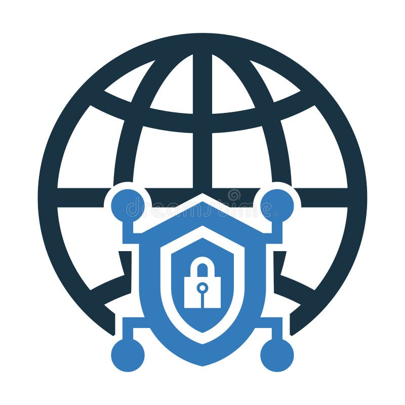 Network Security Icon / Vector Graphics Stock Vector - Illustration of ...