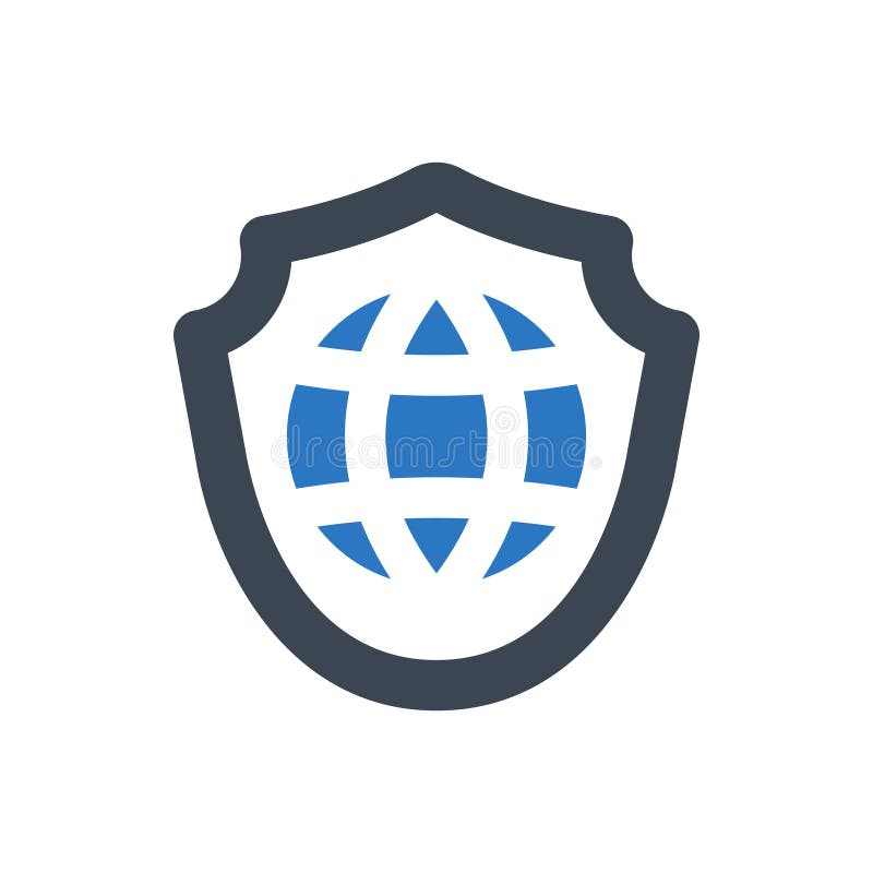 Network security icon stock vector. Illustration of firewall - 230704754