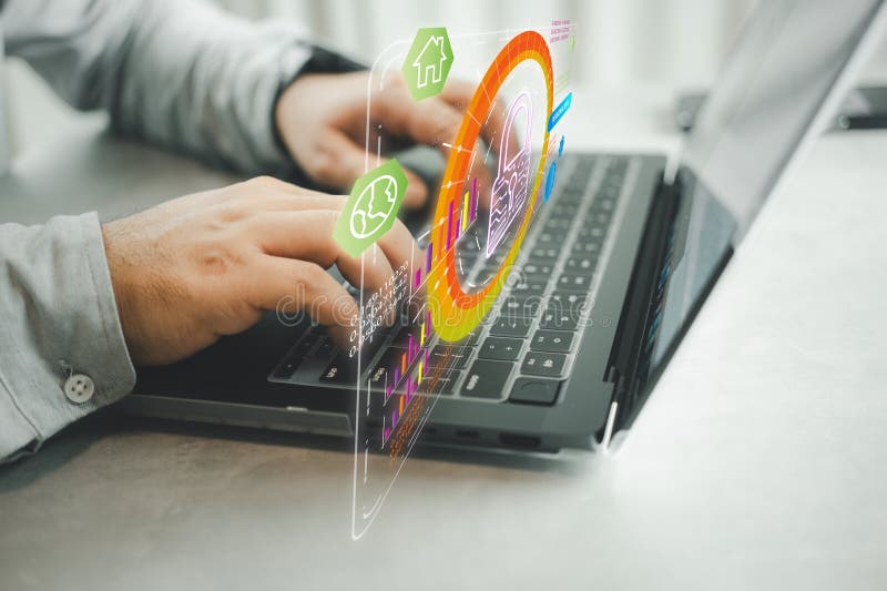 Network Security System. Men Login Interface Virtual Online Network ...