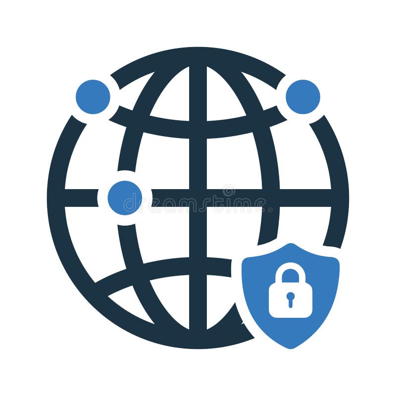 Network Security Icon / Vector Graphics Stock Vector - Illustration of ...