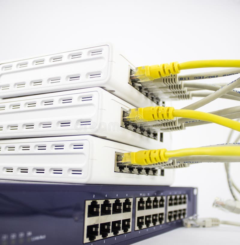 Network server stock photo. Image of rack, router, internet - 45655652