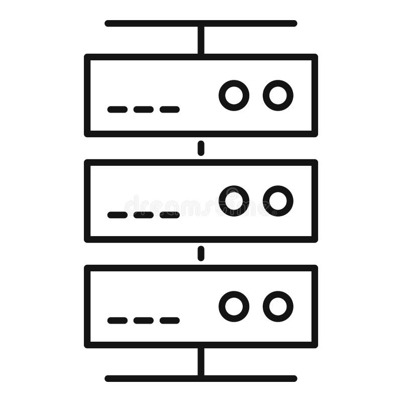 Server Icon Outline Stock Illustrations – 32,916 Server Icon Outline ...