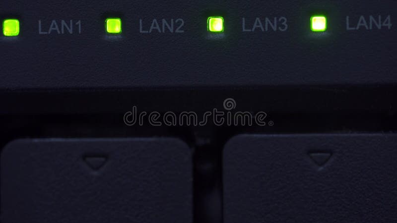 Network Server with Indicator Light Stock Video - Video of broadband ...
