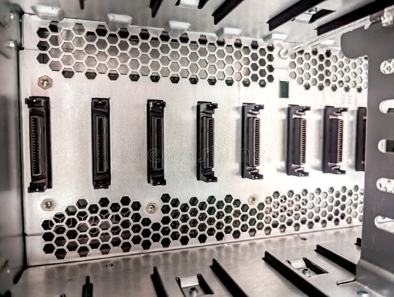 Network Server Ports stock image. Image of hardware - 301566403