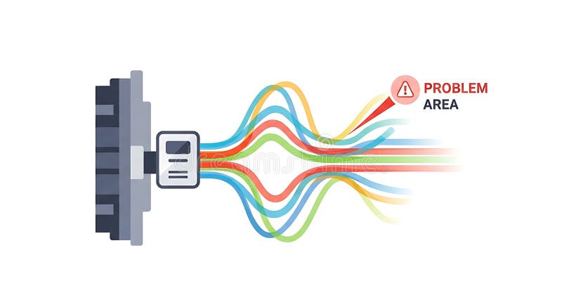 Server Network Problem Stock Illustrations – 3,543 Server Network ...