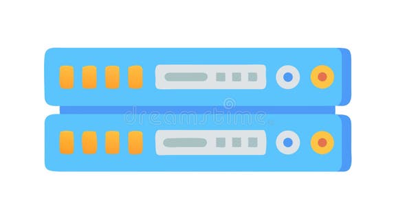 Network Server Racks Icon, Represents Technology and Data Storage ...
