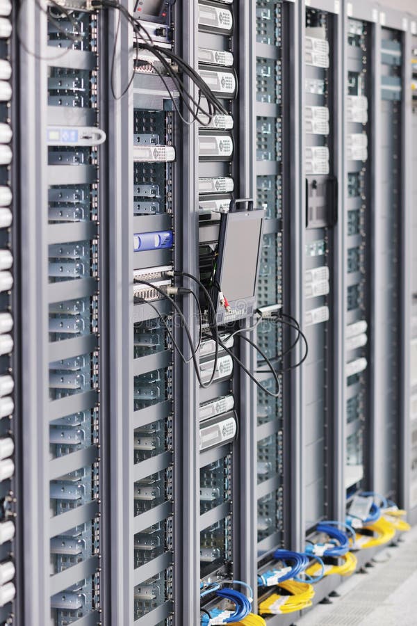Network server room stock photo. Image of computer, design - 18041252
