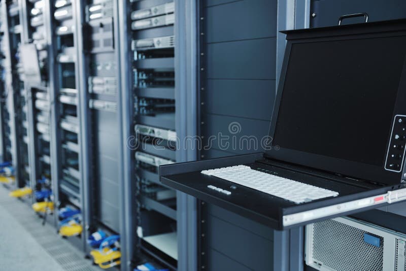 Network server room stock photo. Image of rack, digital - 21721460