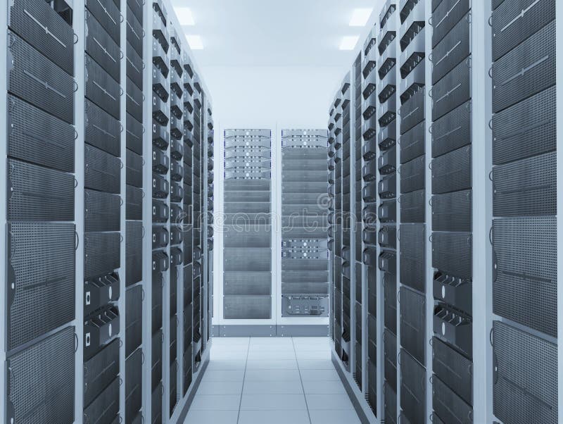 Network server room stock photo. Image of database, datacenter - 78484804