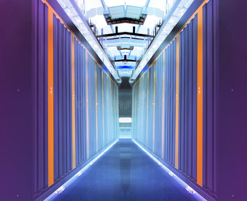 Network Server Room Routers Stock Photo - Image of cluster, modern ...