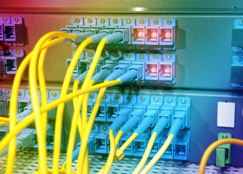 Network Server Room Routers Stock Image - Image of broadband, computer ...