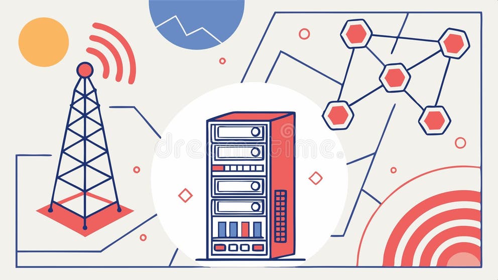 Server Communication Vector Stock Illustrations – 94,083 Server ...