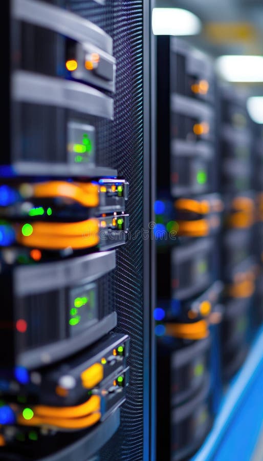 Network Servers with Colorful Indicators in a Data Center Environment ...