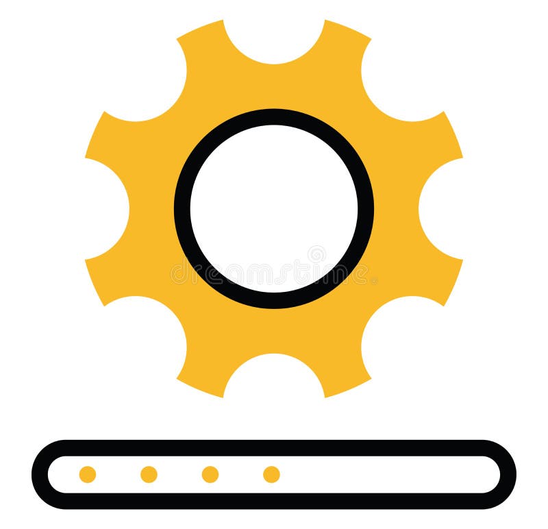 Network settings, icon stock vector. Illustration of settings - 259399684