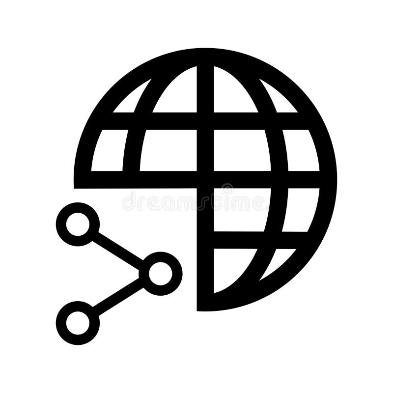 Network Shared Folder Icon Vector Stock Vector - Illustration of icon ...