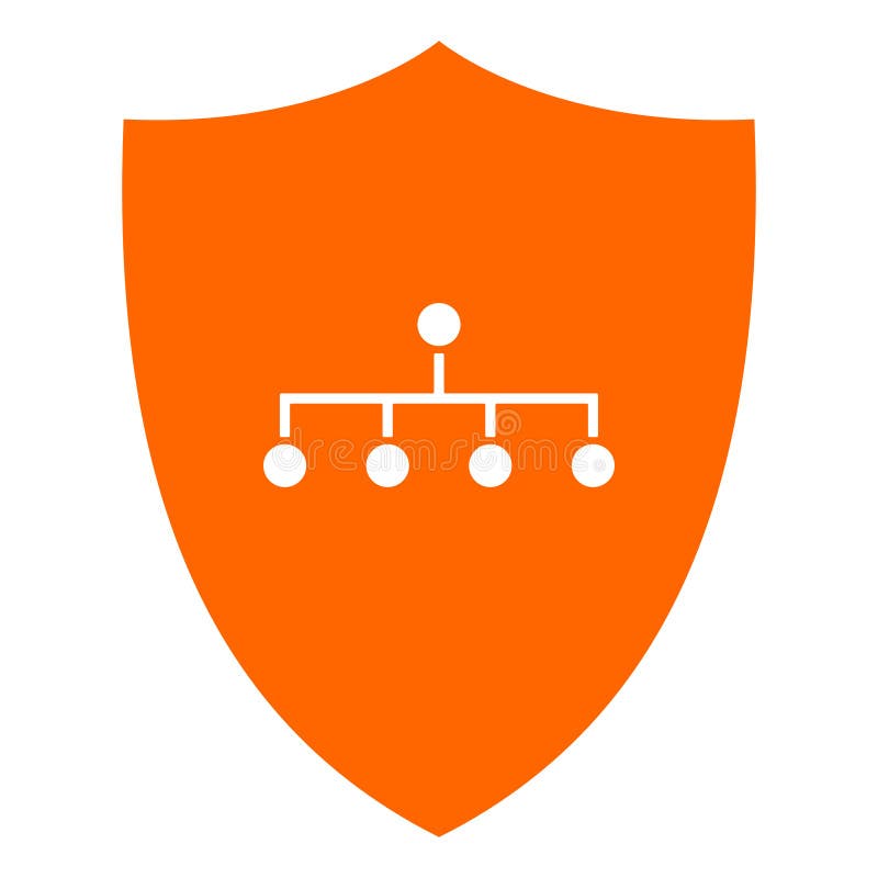 Network and shield stock vector. Illustration of safe - 164727583