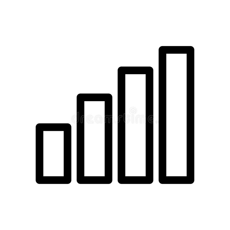 Network Signal icon stock vector. Illustration of signal - 219805932