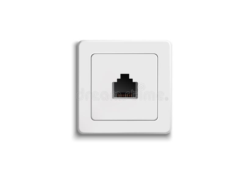 Network Socket Icon. LAN Cable Network Internet. Network Plug Stock Vector - Illustration of ...