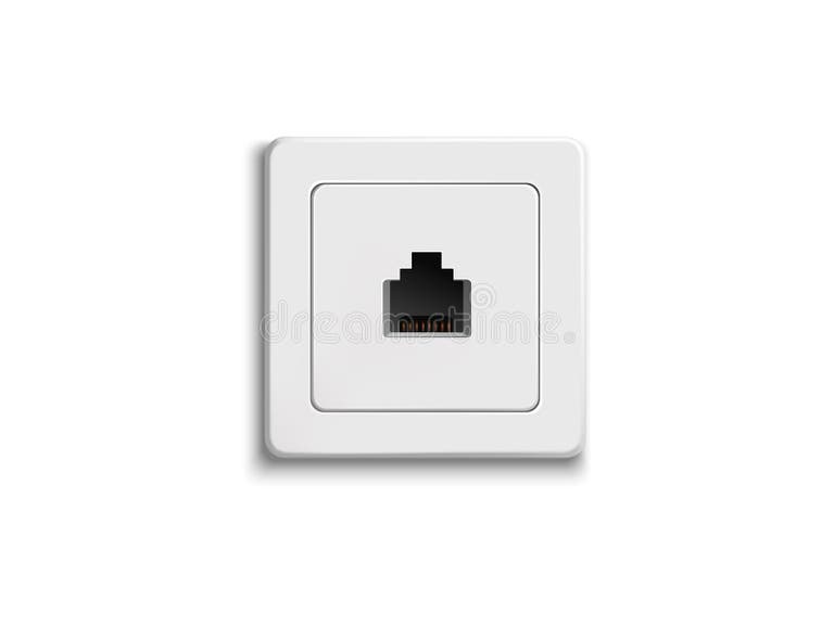 Network Socket Icon. LAN Cable Network Internet. Network Plug Stock ...