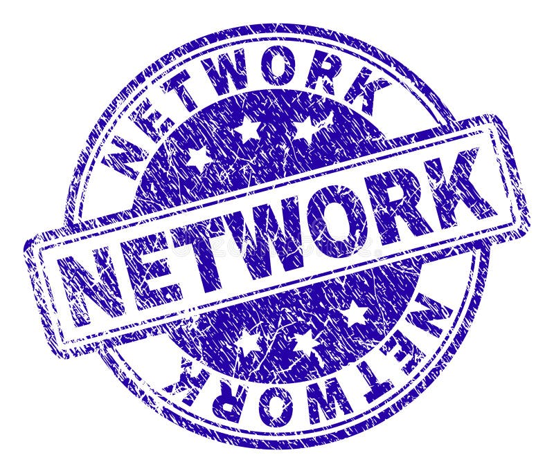 Grunge Textured NETWORK Stamp Seal Stock Vector - Illustration of ...